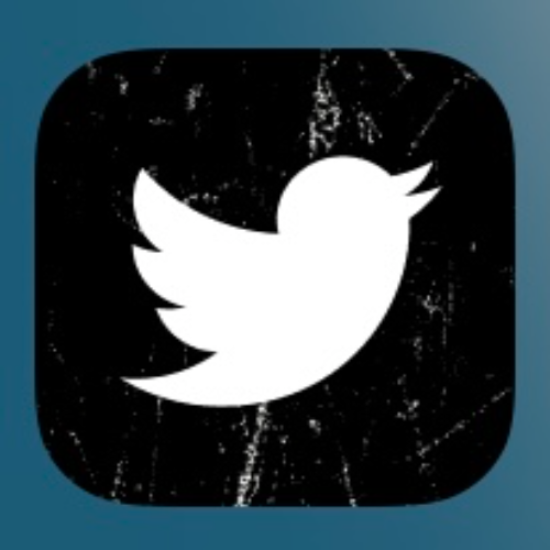 Twitter Bird Black Background