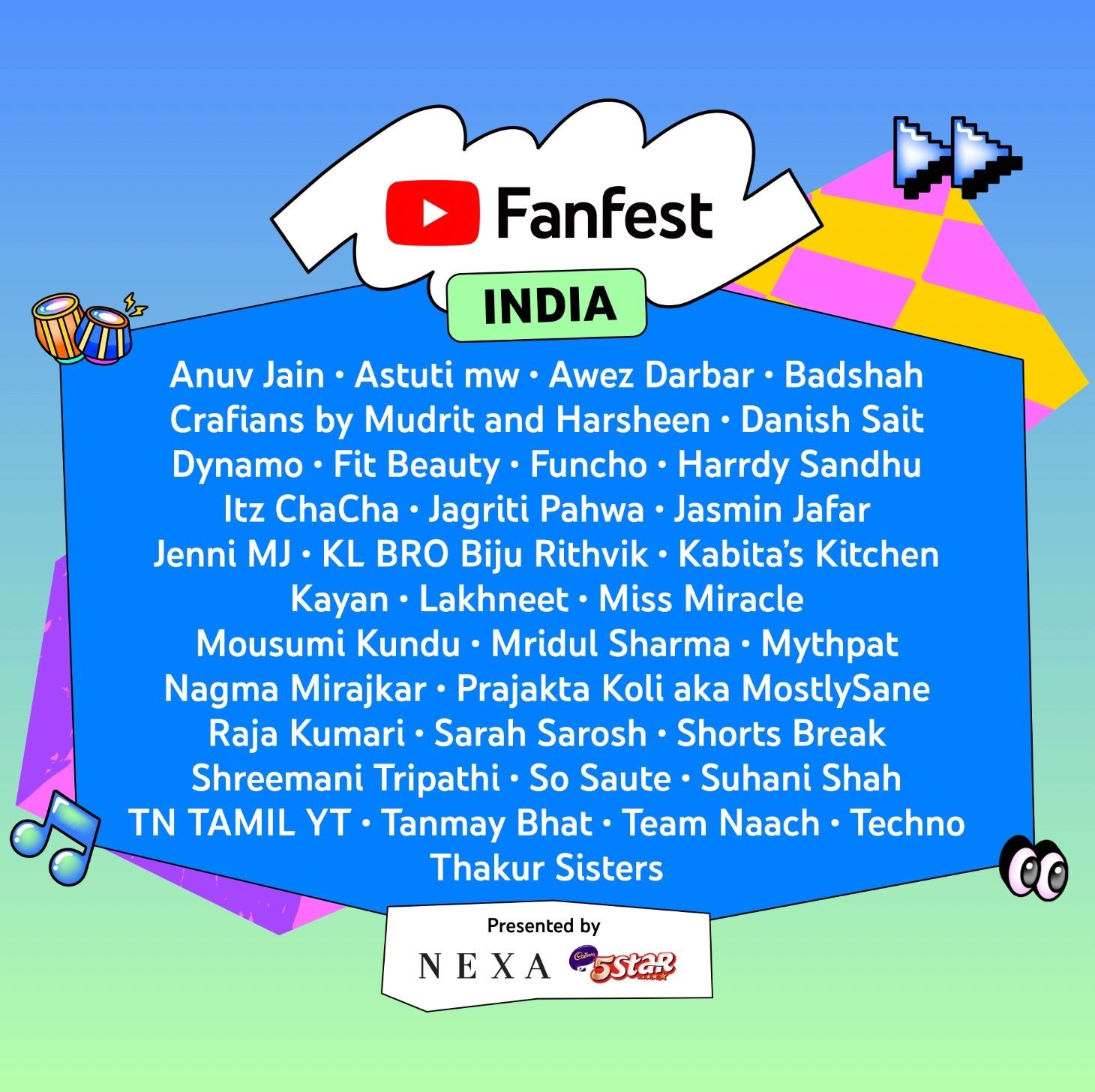 Creators lit up YouTube Fanfest 2023 - Social Media Dissect