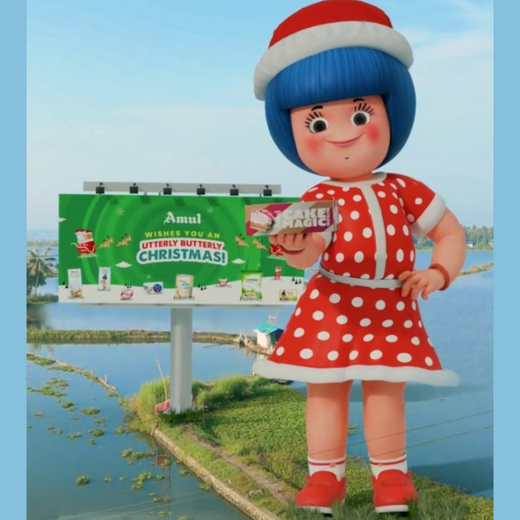 Amul India's new AI video promises an "utterly butterly Christmas ...
