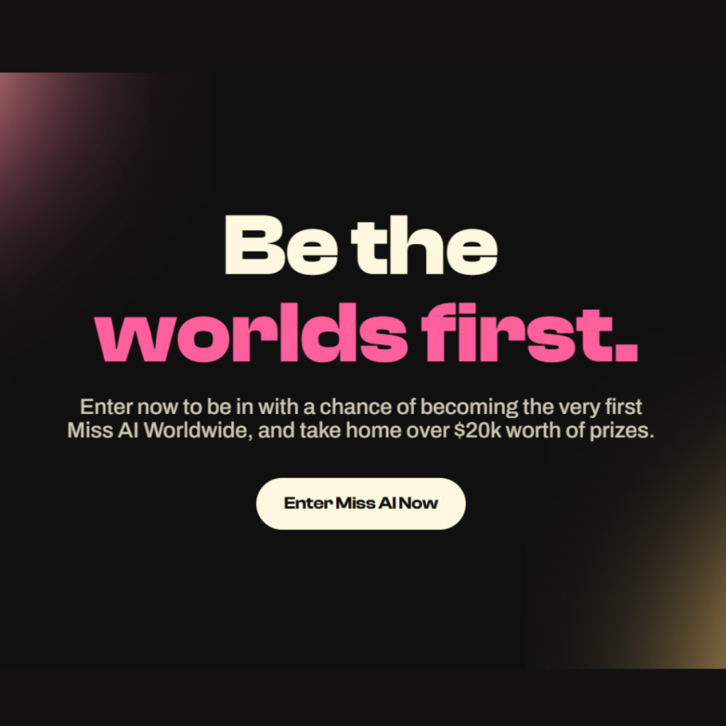 World’s first “MISS AI” pageant to judge winner by beauty and social ...