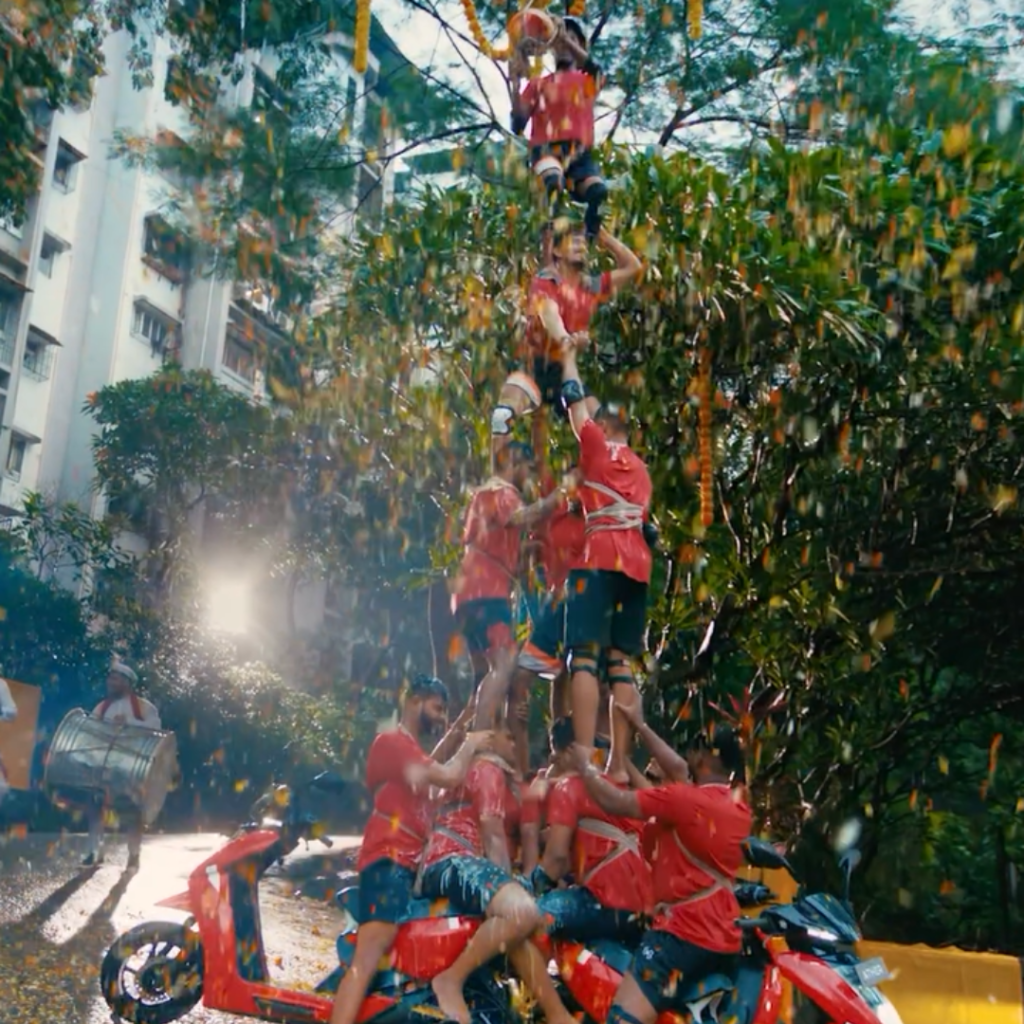 Ather Energy Revolutionizes Dahi Handi with a Daring Scooter-Based ...