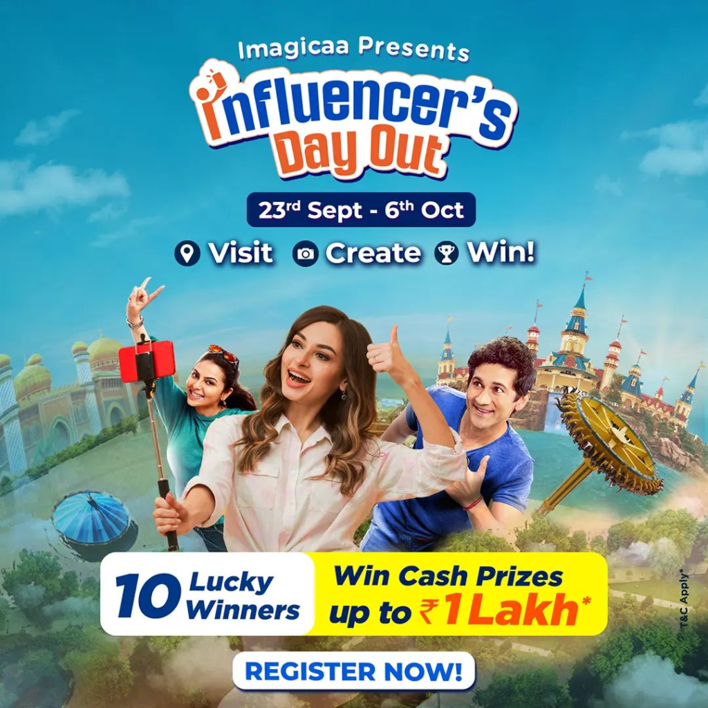 Imagicaa hosts the ultimate ‘Influencer Day out’ contest with cash ...