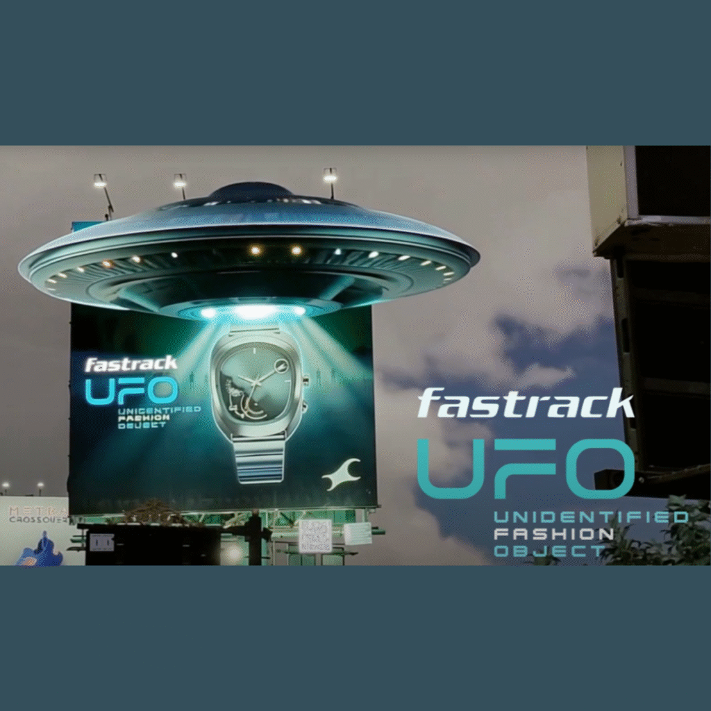UFO Spotting Goes Big: Fastrack Lands Its 3D OOH Campaign Across 7 cities
