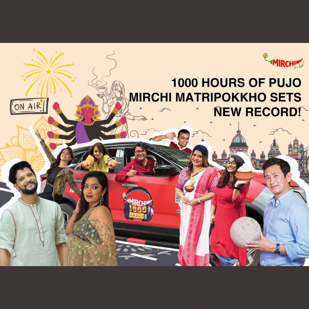 MIRCHI MATRIPOKKHO MAKES HISTORY WITH 1000 HOURS OF PUJO CELEBRATION!