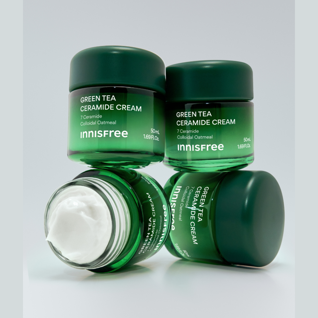 Innisfree Launches Green Tea Ceramide Cream – 3 Seconds Supercharged ...